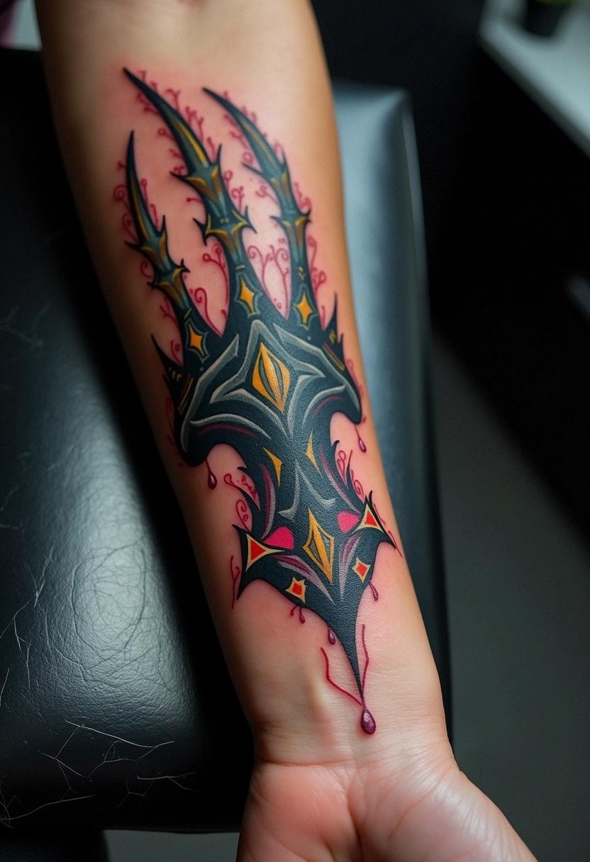 Bold Eldritch Claw Tattoo Inspiration - Cozy Vibes