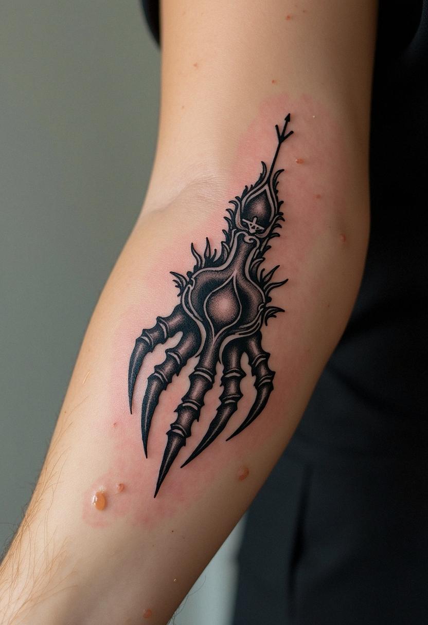 Bold Eldritch Claw Tattoo Inspiration - Cozy Vibes