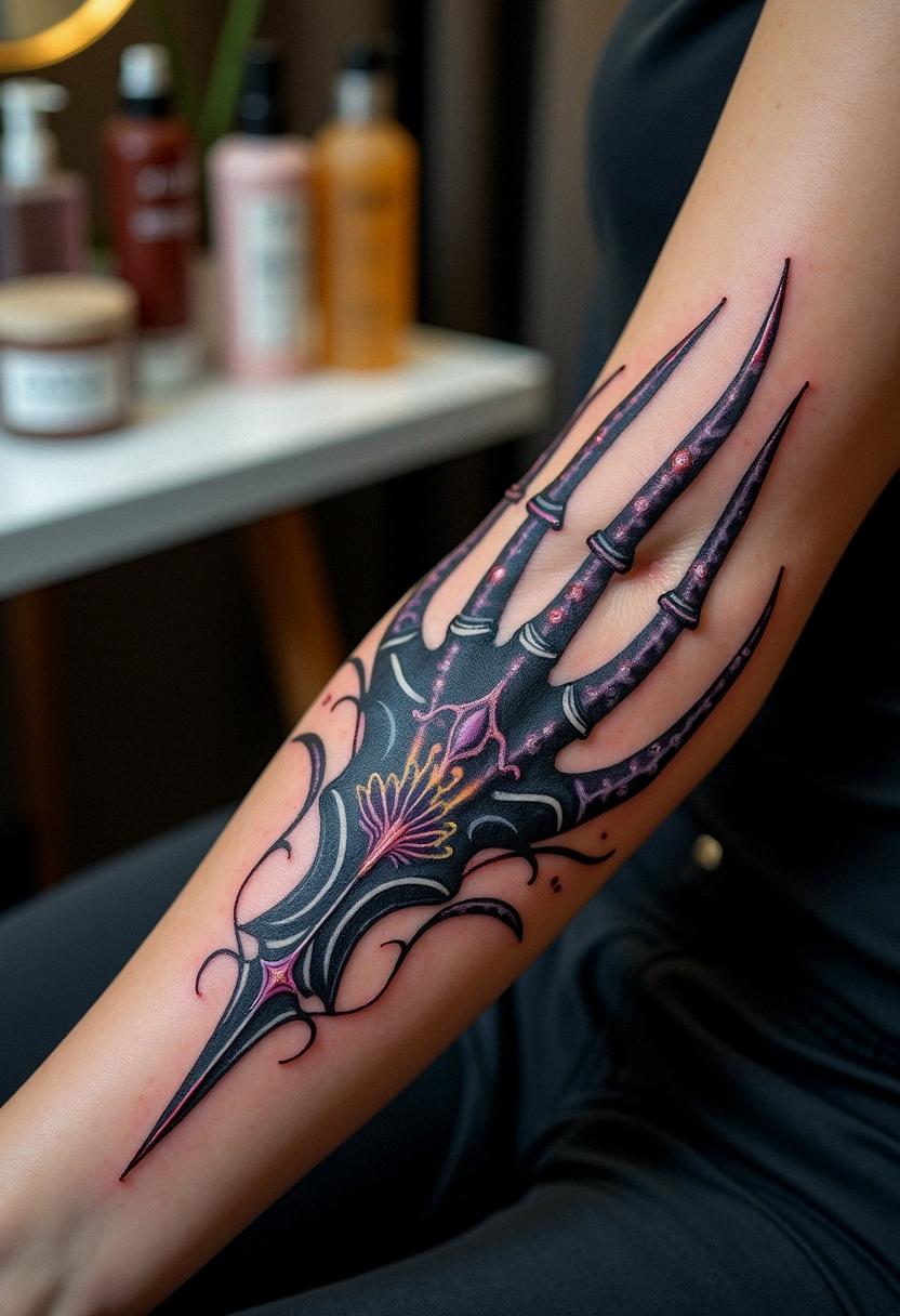 Bold Eldritch Claw Tattoo Inspiration - Cozy Vibes