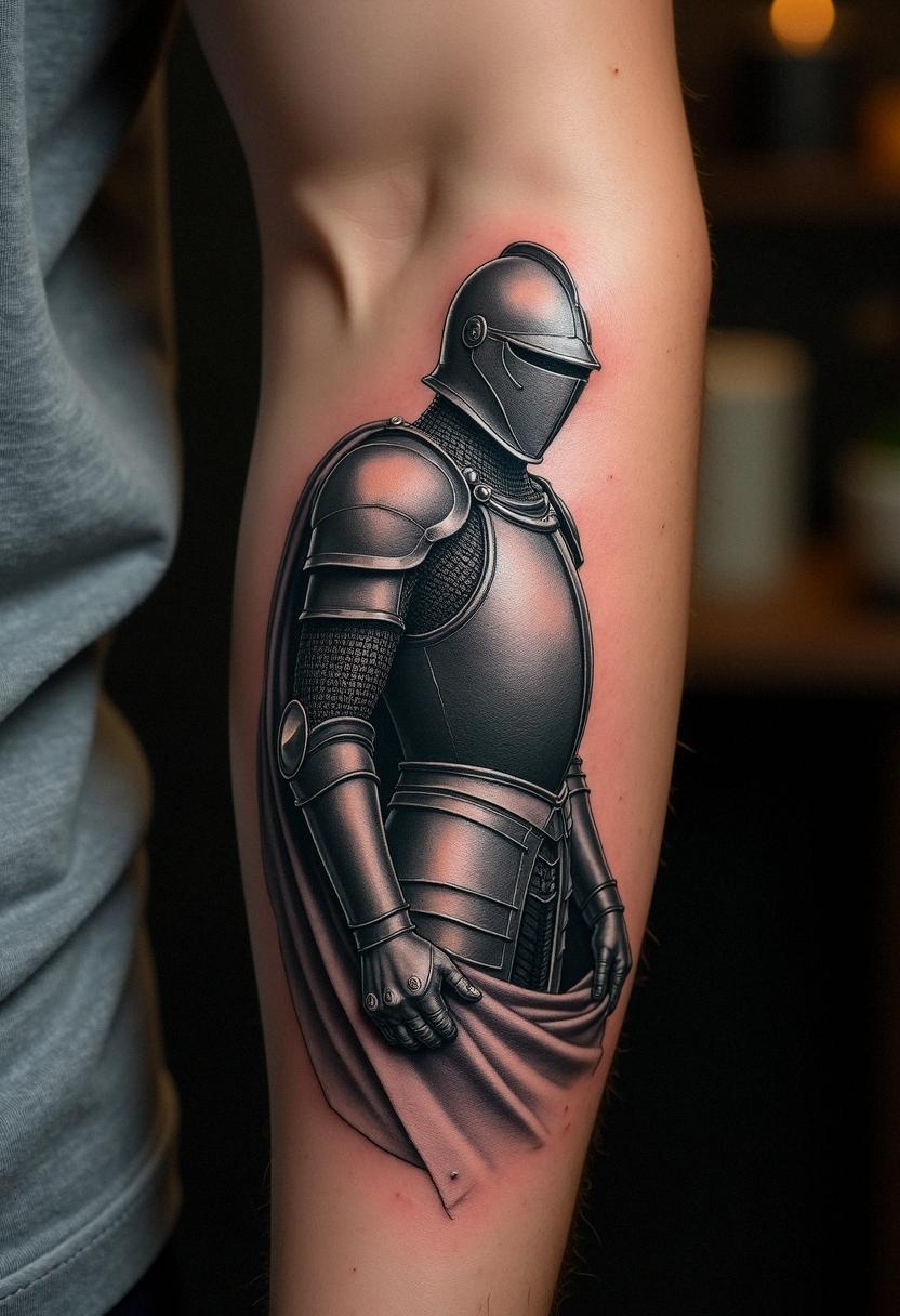 Knight Tattoo Art Ideas - Cozy Vibes