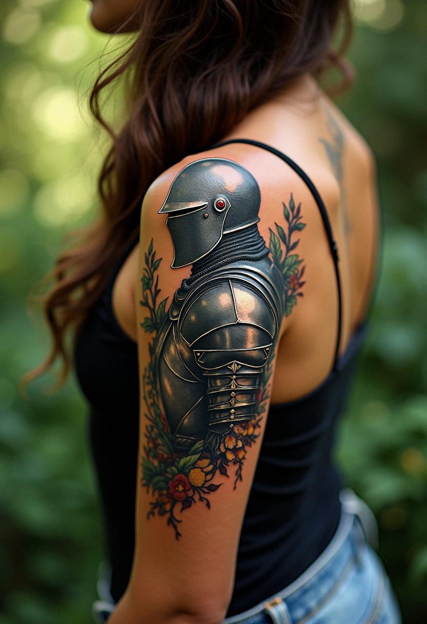 Knight Tattoo Art Ideas - Cozy Vibes